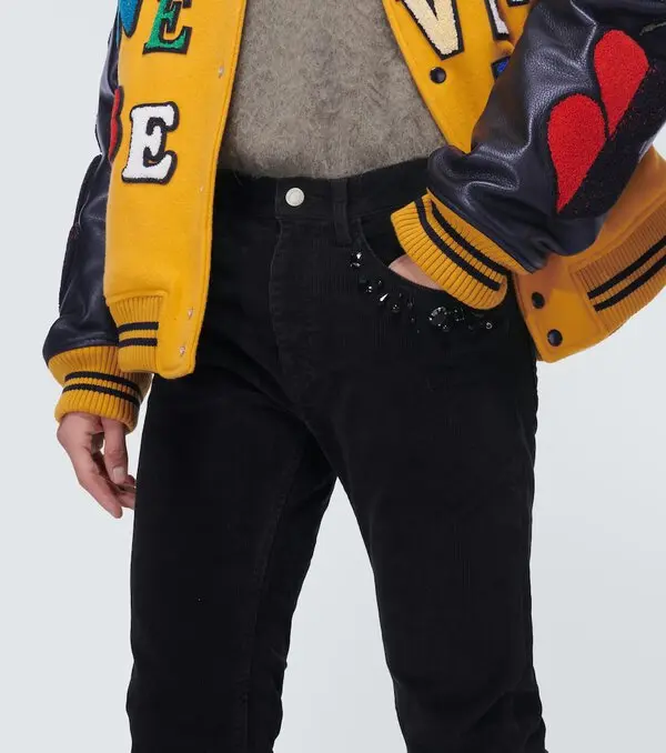 Undercover Studded Corduroy Slim Pants