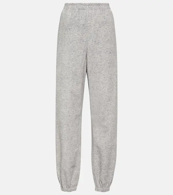 Bottega Veneta Trompe L'œil Leather Sweatpants - Grey