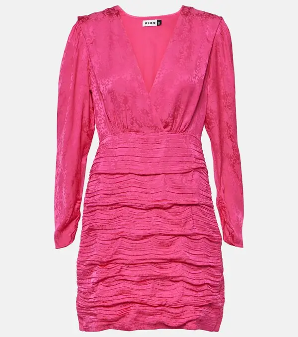 Rixo Jacquard Mini Dress