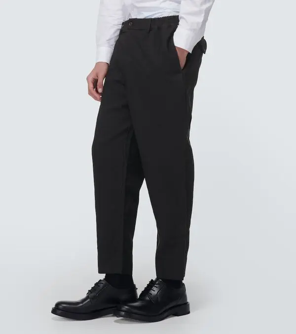 Comme Des Garçons Homme Deux Cropped Tailored Pants