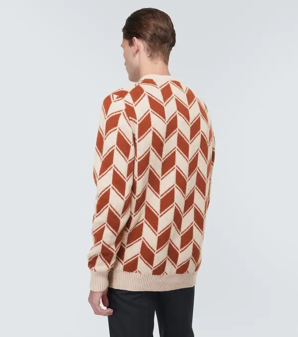 Kiton Cashmere Intarsia Sweater