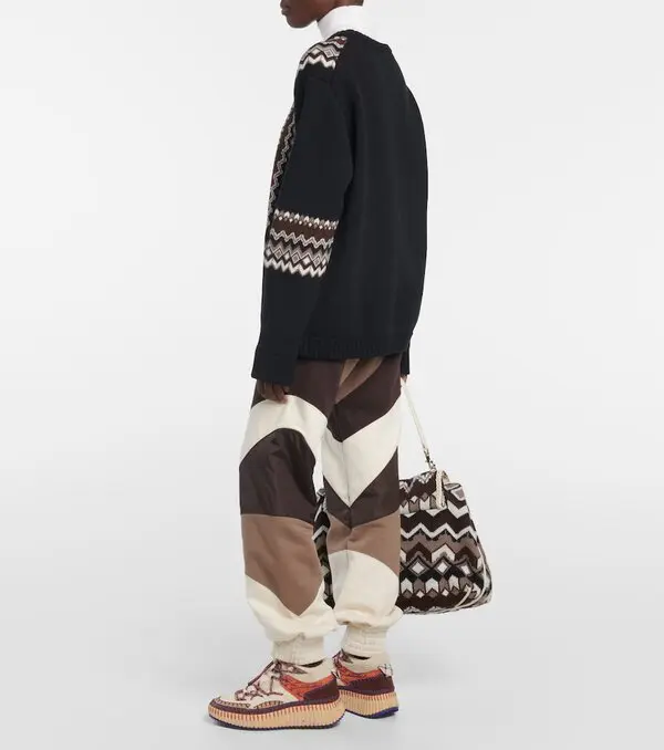 Chloé Wool-blend Jacquard Sweater