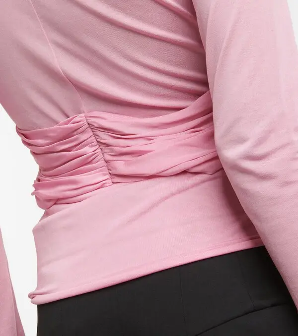 Isabel Marant Étoile Resly Draped Jersey Top - Pink