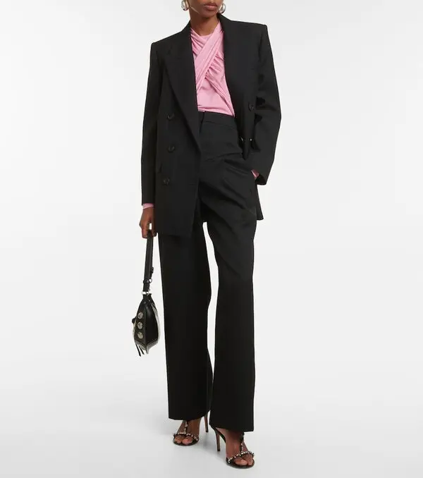 Isabel Marant Étoile Resly Draped Jersey Top - Pink