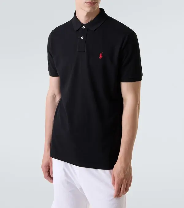 Polo Ralph Lauren Cotton Polo Shirt - Black