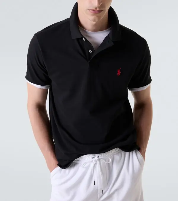 Polo Ralph Lauren Cotton Polo Shirt - Black