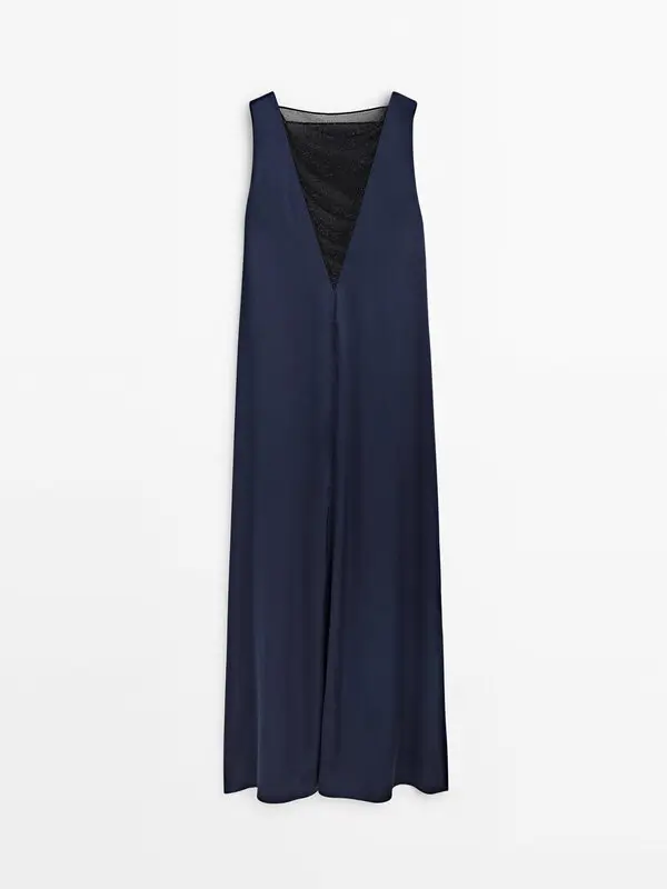 massimo dutti navy blue dress Rent Massimo Dutti Navy Dress UK 10