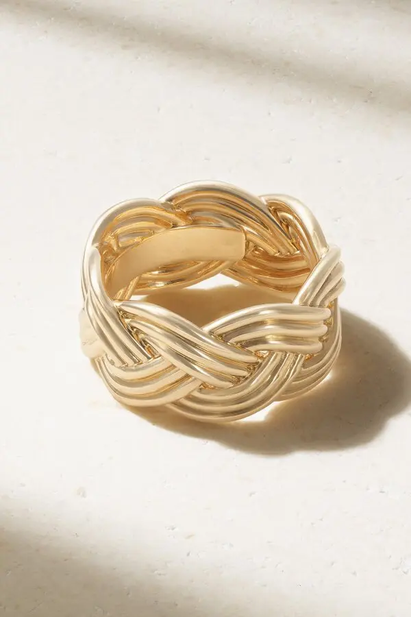 OLE LYNGGAARD COPENHAGEN Braided 18-karat Ring