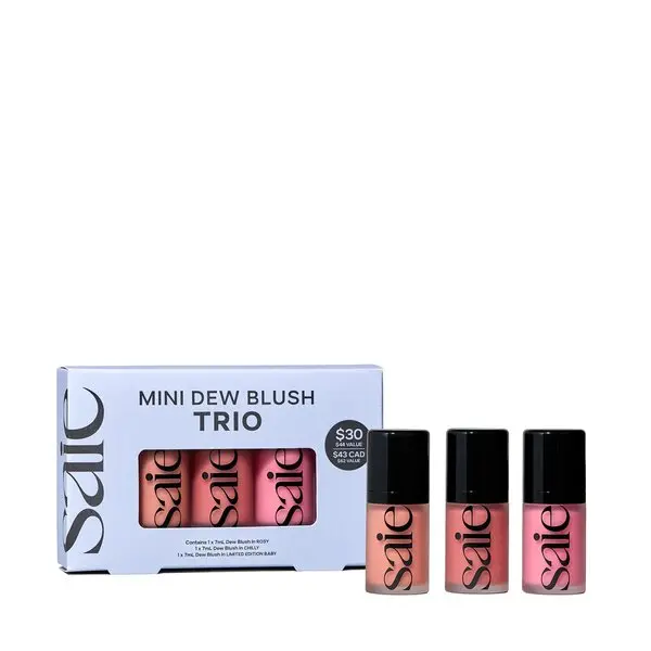 SAIE Mini Dew Blush Trio