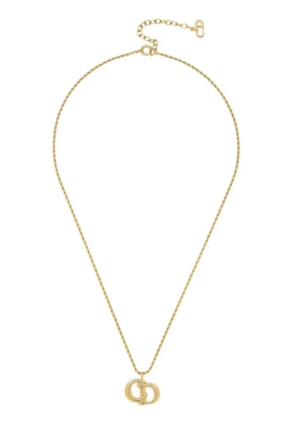 Dior Cd Necklace - Gold