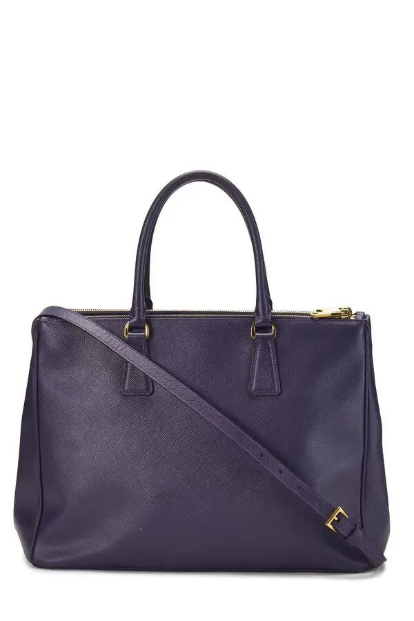 Prada Saffiano Executive Tote - Purple