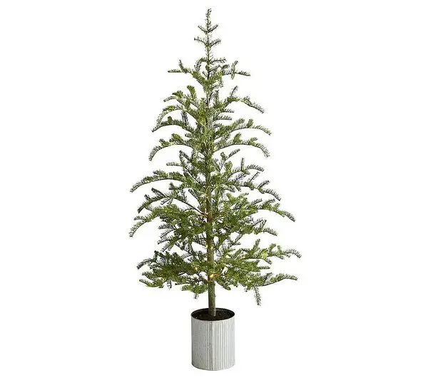 NEARLY NATURAL 20-in Cedar Pine Tree In Decorat Ve Planter - One-color