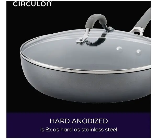CIRCULON Elementum Nonstick Covered 12in Gray F Ying Pan