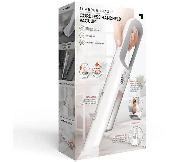 SHARPER IMAGE Cordless Handheld Vacuum - One-color