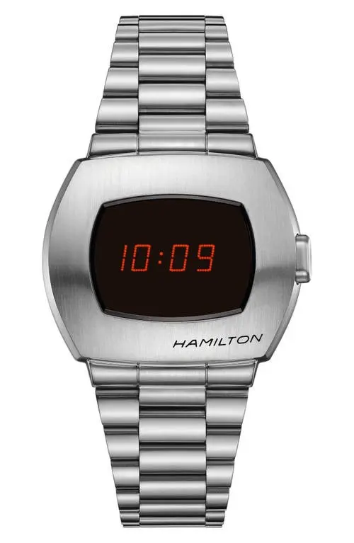 Hamilton American Classic Psr Digital Bracelet Watch - Silver