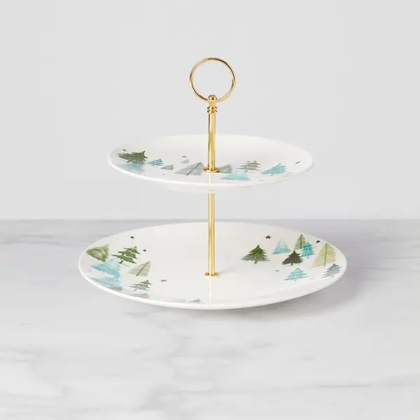 LENOX Balsam Lane Two Tier Server - Green