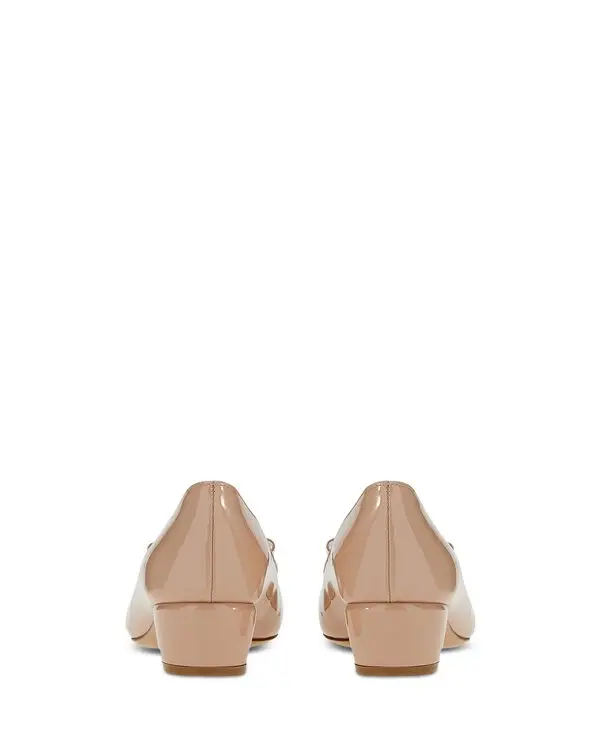 FERRAGAMO Vara Low-heel Pumps - Amaretti