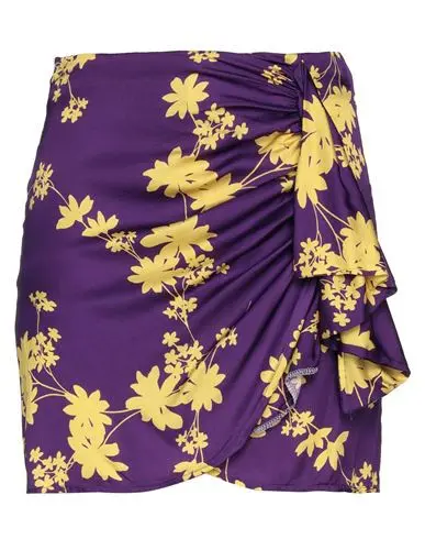 VANESSA SCOTT Flared Mini Skirt - Purple
