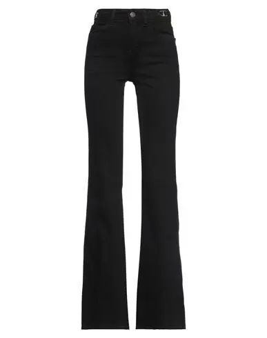 Maje Flared Jeans With Appliqués - Black