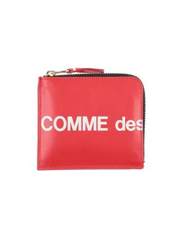 Comme Des Garçons Coin Purse Leather - Red