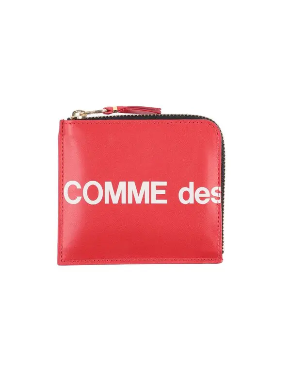 Comme Des Garçons Coin Purse Leather - Red