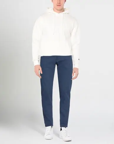 LIU •JO MAN Solid Cotton-blend Casual Trousers
