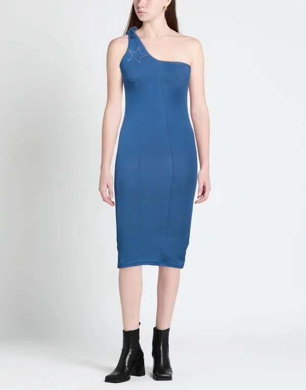 MANGANO Midi Bodycon Dress - Navy