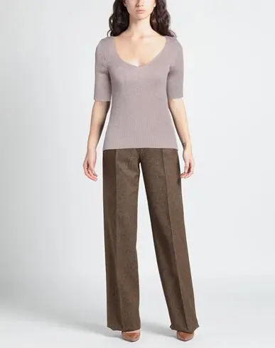 VICOLO Knitted Lamé Top