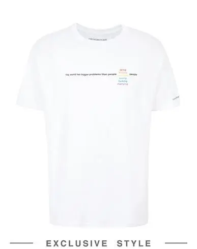 MYSECRETCASE X YOOX T-shirt In Organic Cotton - White
