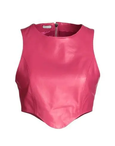 8 BY YOOX Leather Shaped Top
