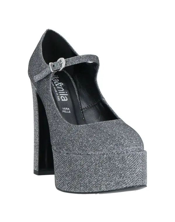 NILA & NILA Mary Jane Pumps - Grey