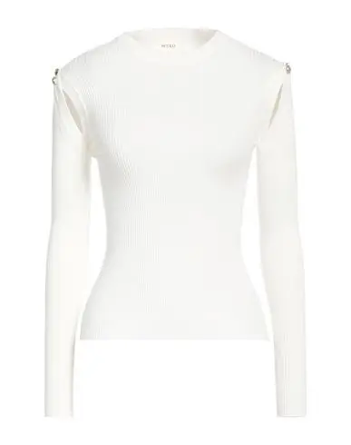 VICOLO Knitted Sweater - White