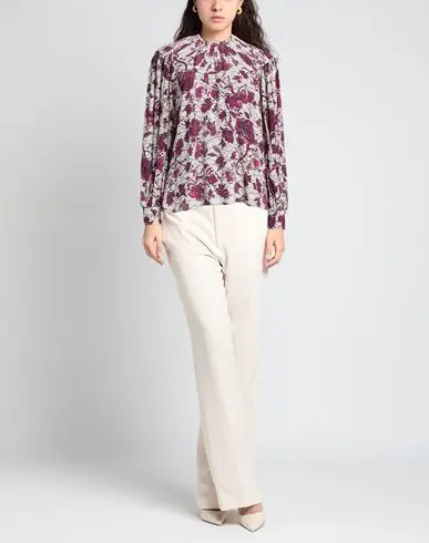 SOLOTRE Bohemian Floral Print Blouse
