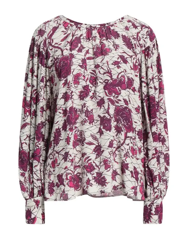 SOLOTRE Bohemian Floral Print Blouse