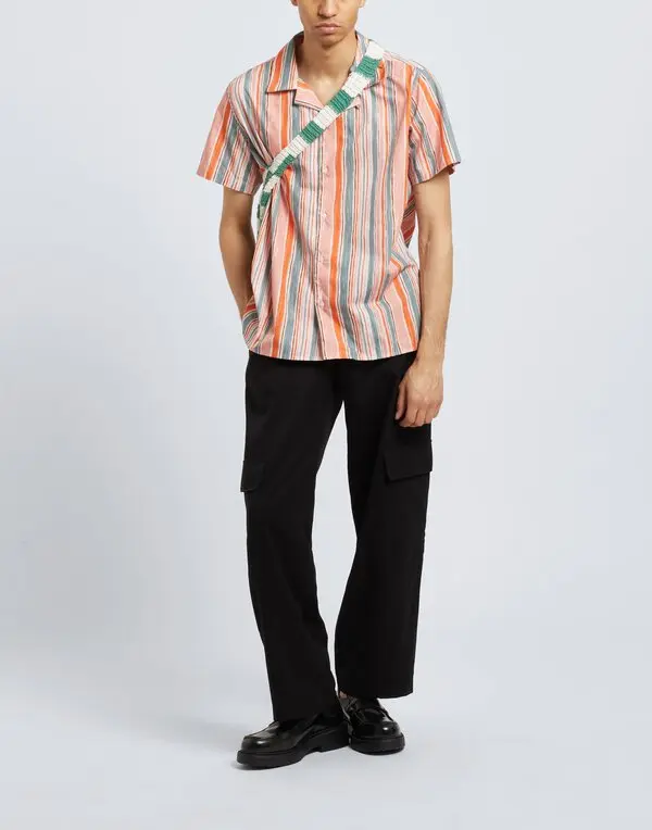 8 BY YOOX Printed Camp-collar S/sleeve Oversize Shirt Shirt Size Cotton - Salmon Pink