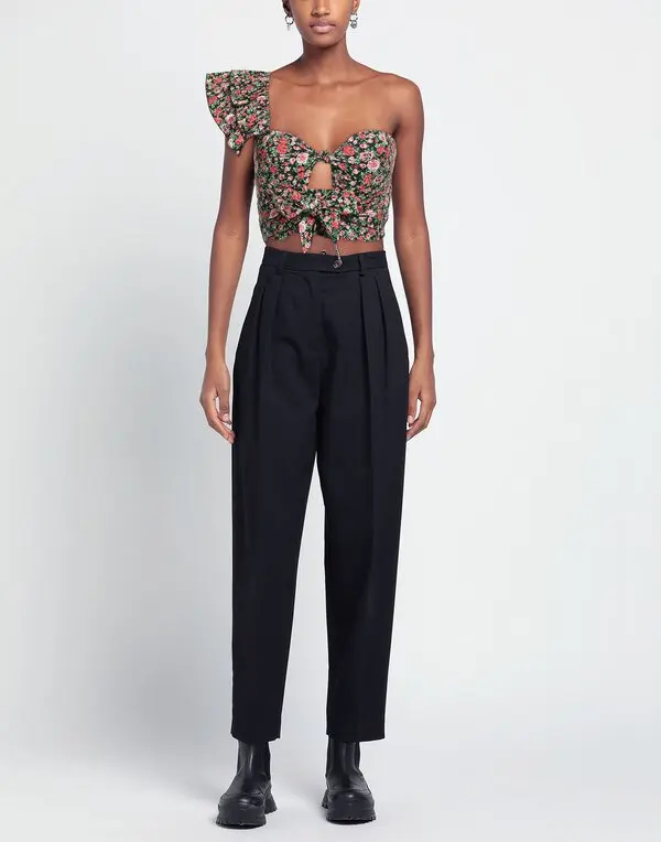 VANESSA SCOTT One-shoulder Floral Top