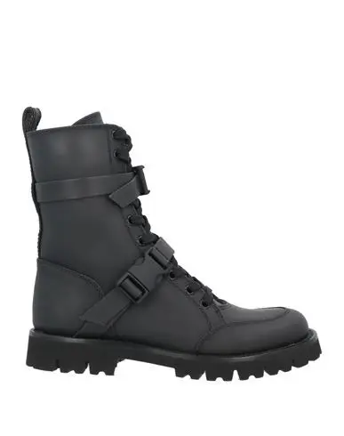 ADD X BALDININI Calfskin Combat Boots - Black