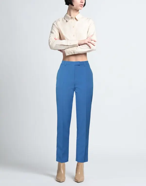 MANILA GRACE Tapered Crepe Pants