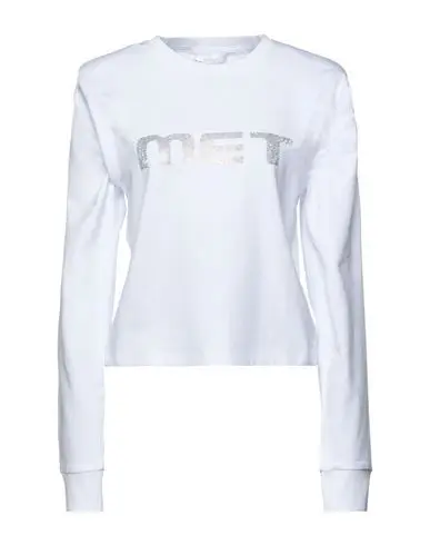 MET JEANS T-shirt With Appliqués - White
