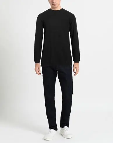 PAOLO PECORA Knitted Cotton Sweater - Black