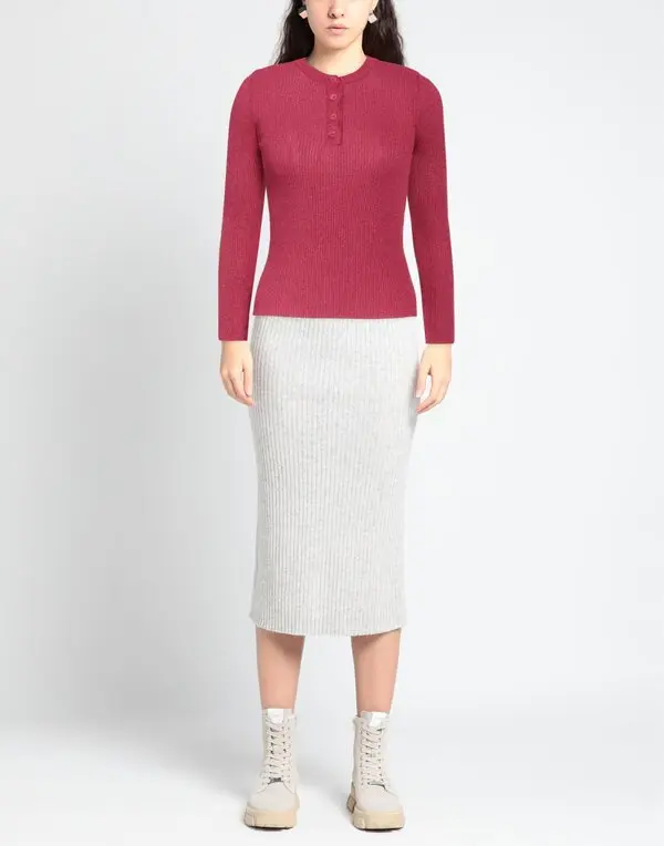 VICOLO Knitted Lame Sweater - Pink