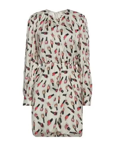 VICOLO Mini Trapeze Dress - Beige
