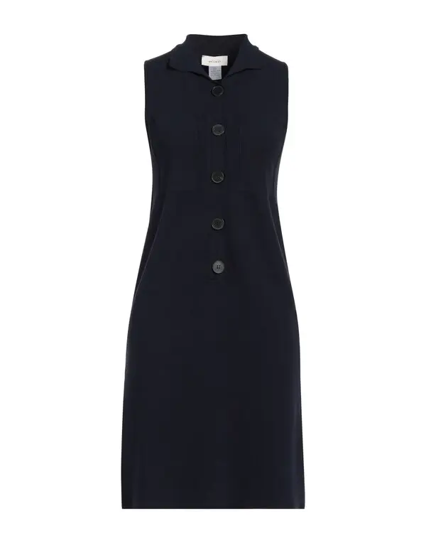 VICOLO Mini Trapeze Dress - Blue