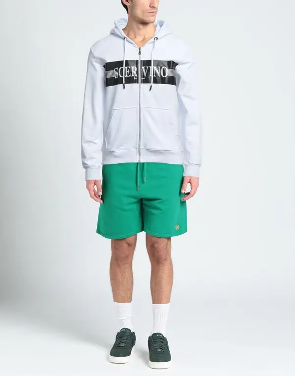 Ermanno Scervino French Terry Zip-up Hoodie - White