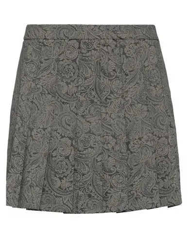 SOALLURE Mini Skirt - Grey