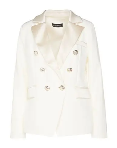 VANESSA SCOTT Double-breasted Blazer - White