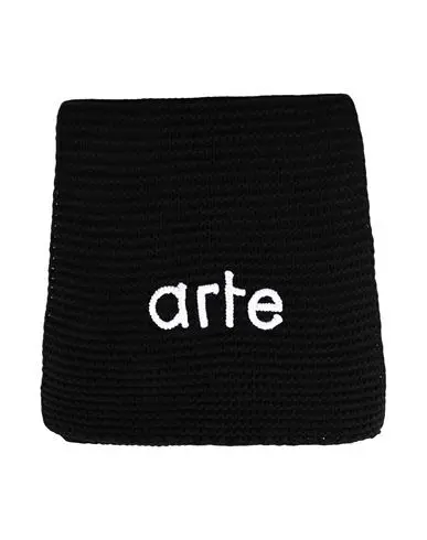 ARTE ANTWERP Aaron Knit Scarf Scarf Wool, Polyamide, Tencel, Cashmere - Black