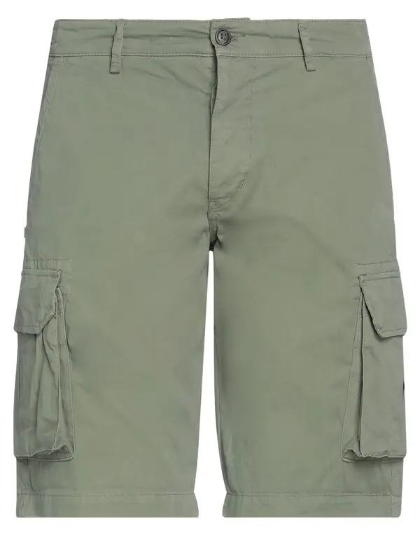 40WEFT Cotton Cargo Shorts - Green