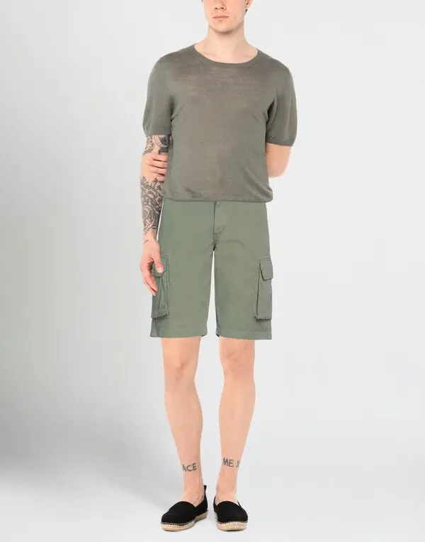 40WEFT Cotton Cargo Shorts - Green
