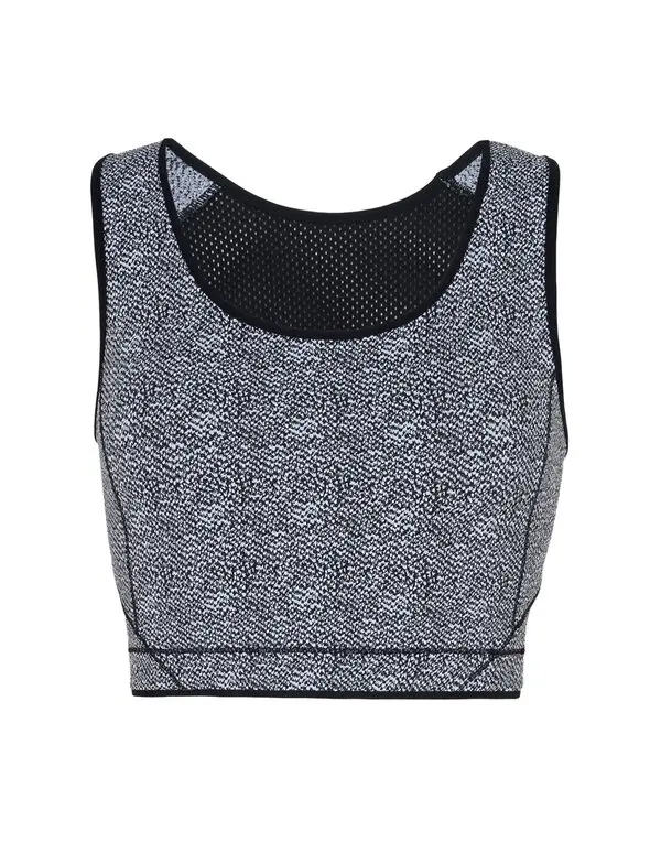 SAPOPA Elif Jacquard Crop Top